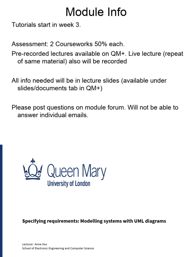 Week 2 Lecture | PDF | Use Case | System