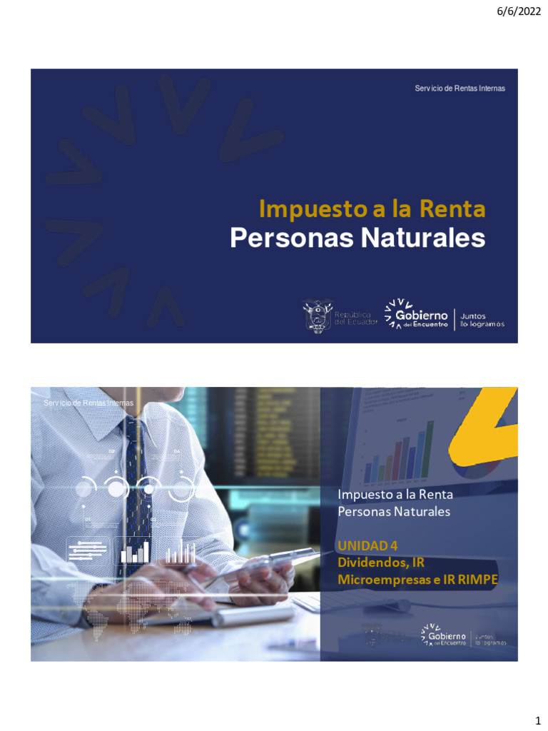 IR UD4 PPT Dividendos | PDF | Impuesto sobre la renta | Impuestos
