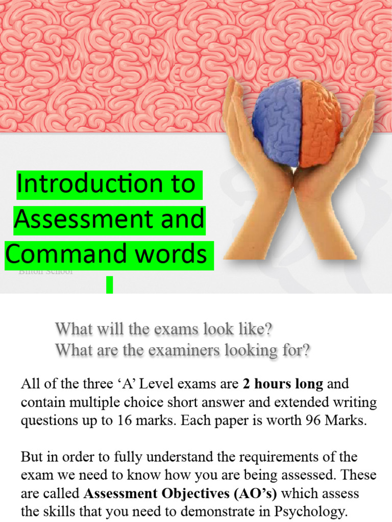 1 Command Words | PDF | Understanding | Information