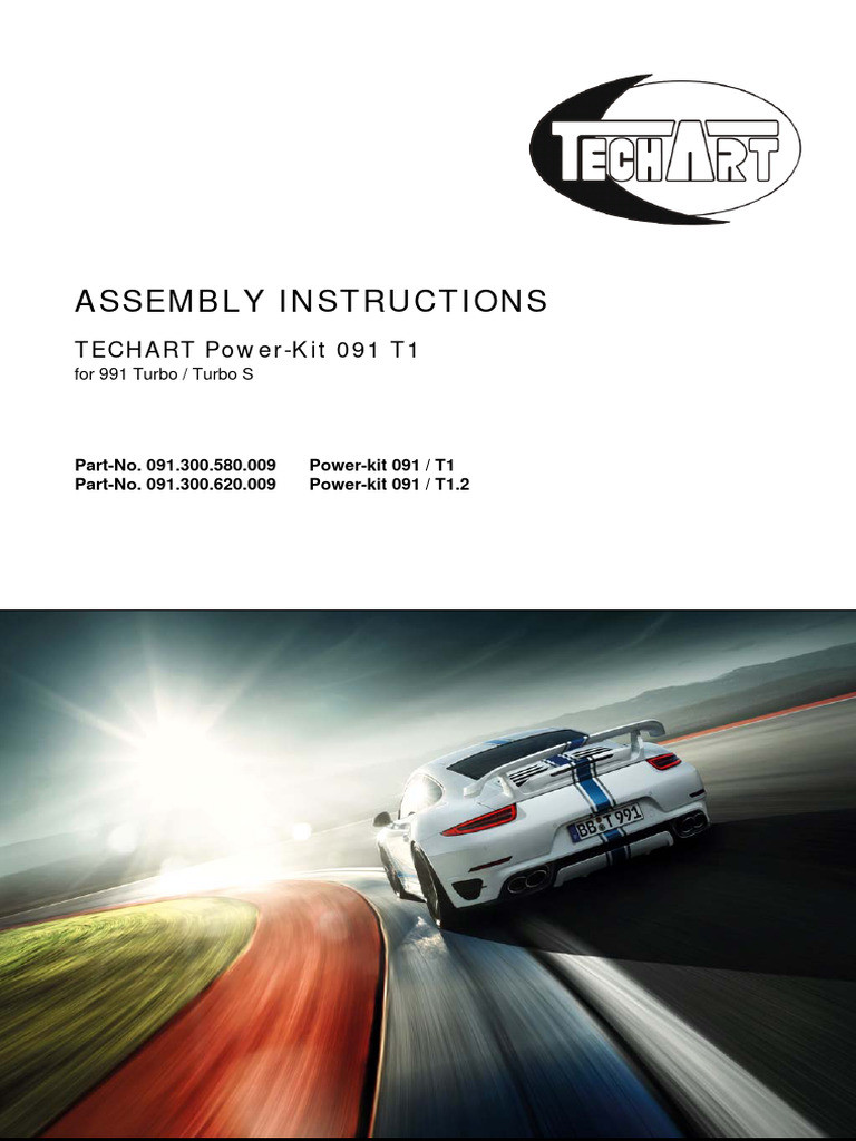TECHART Power-Kit 091 T1 Assembly Guide | PDF | Electrical Connector ...