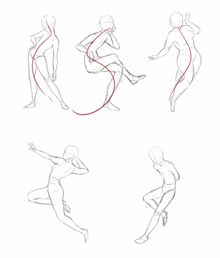 Line of Action Poses No References | PDF