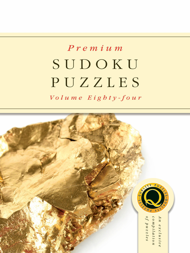 Premium Sudoku Puzzles Vol84 2021 | PDF