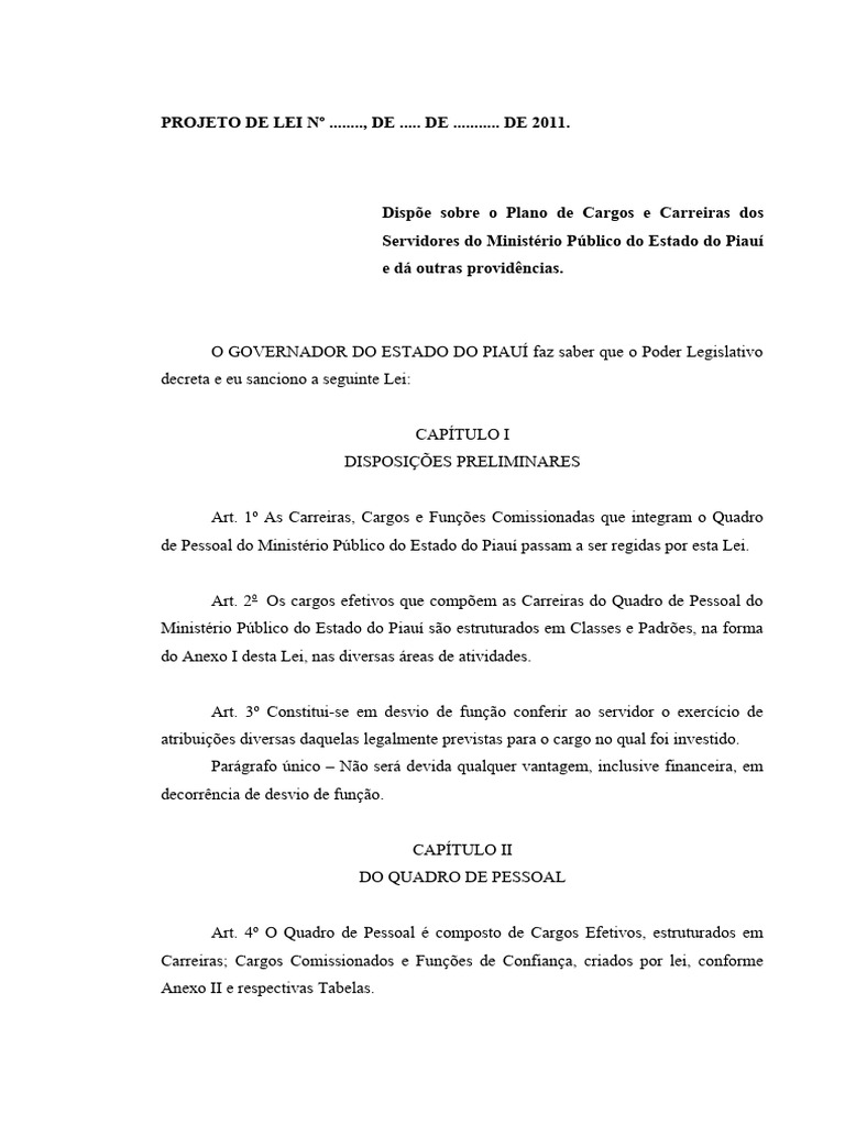 PCCS-projeto original-modificado 3 - definitivo[1] | PDF | Promotor | Governo