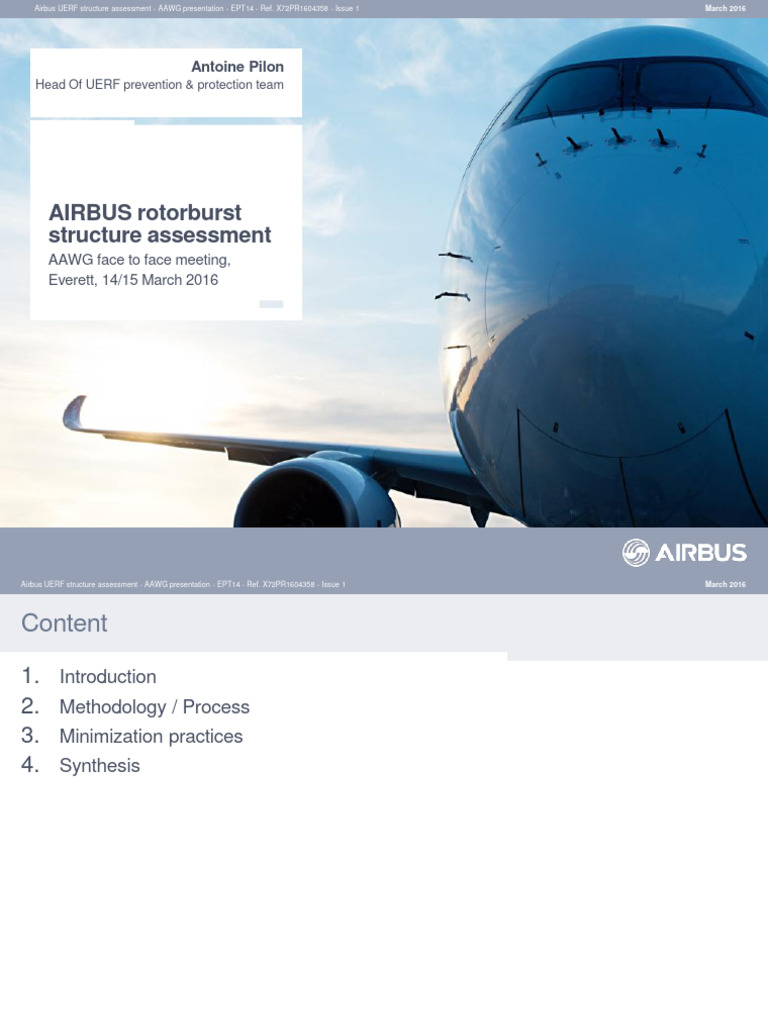 App C - Airbus UERF Structure Assessment - AAWG - X72PR1604358 - v1 | Download Free PDF | Risk ...