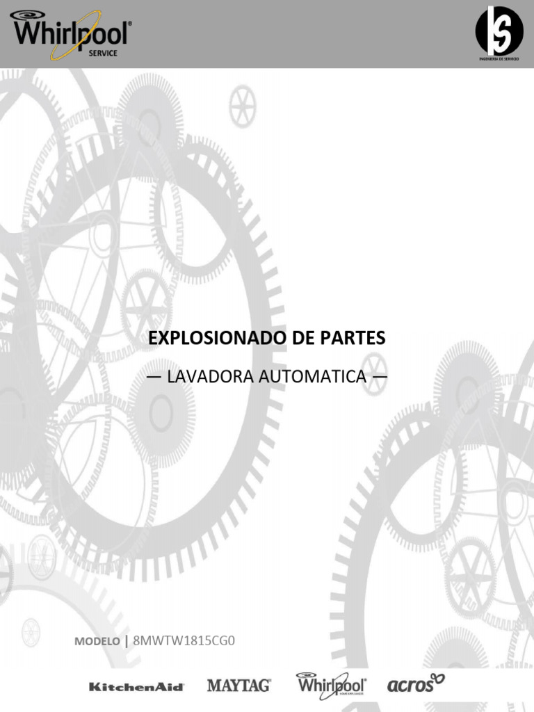 Explosionado - 8MWTW1815CG0 MM | PDF | Estilos de carrocería ...