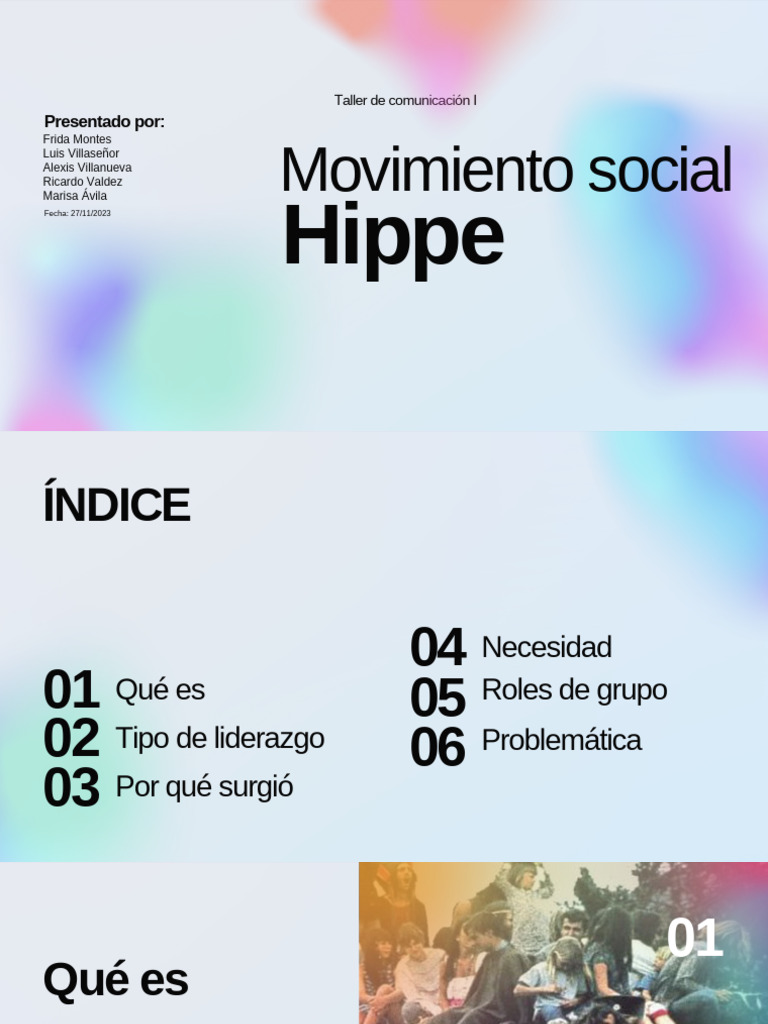 Movimiento Hippie | PDF | Hippie | Liderazgo