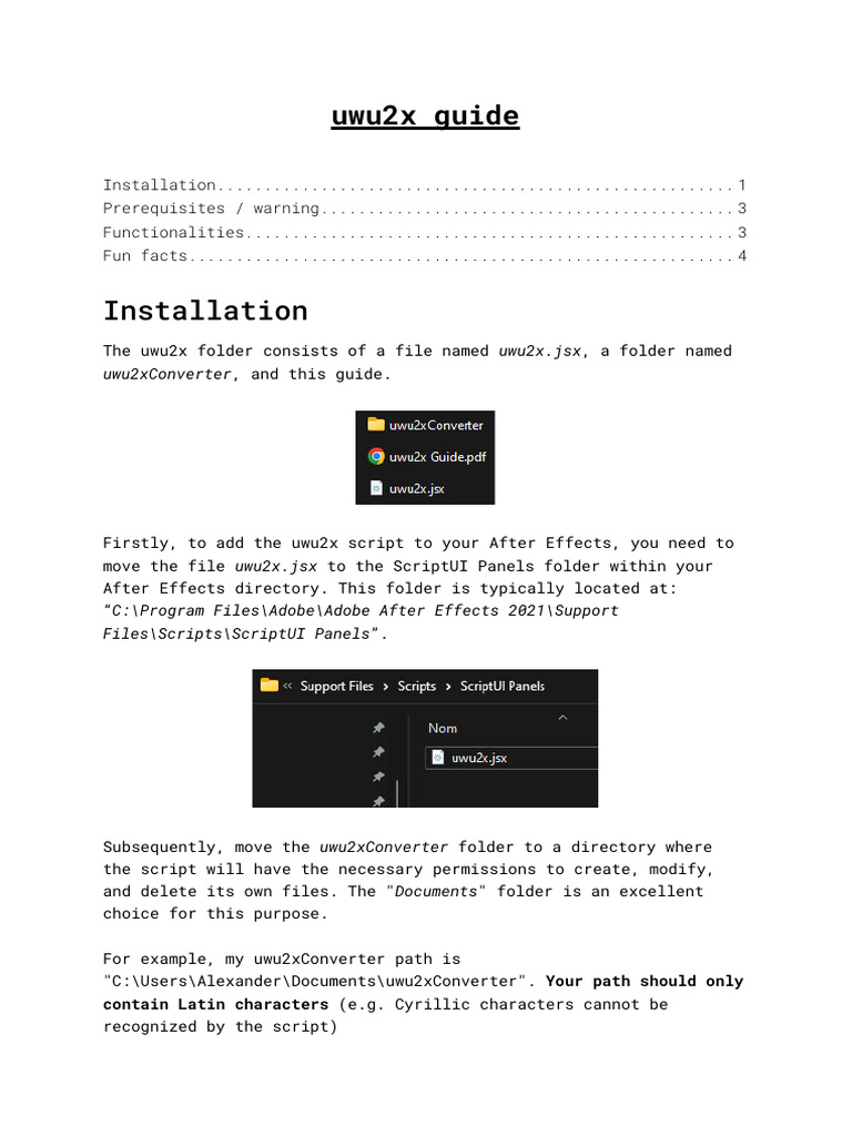 Uwu2x Guide | PDF | Computer File | Directory (Computing)