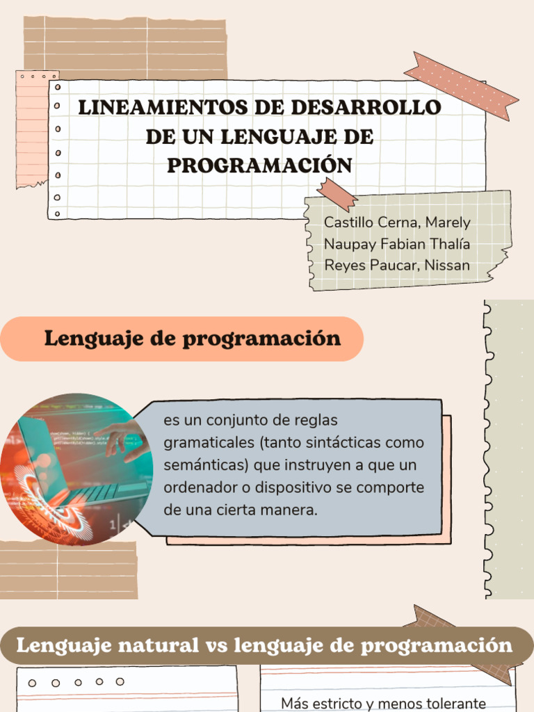 Lineamientos de Lenguaje de Programacion | PDF | Lenguaje de programación | Programación de ...