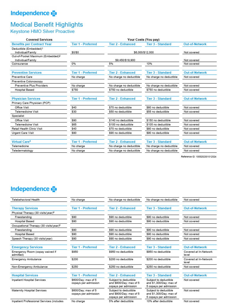 Keystone HMO Silver Proactive | PDF | Prescription Drugs | Health ...
