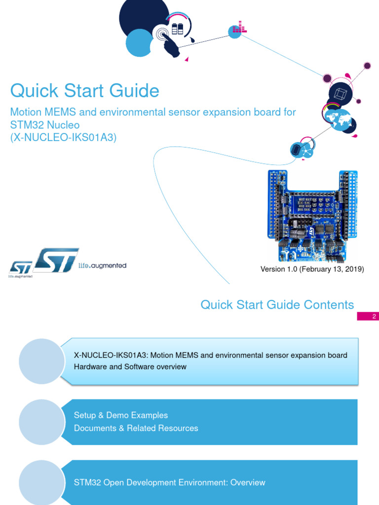 X Nucleo Iks01a3 Quick Start Guide Download Free Pdf Computer Science Computer Engineering