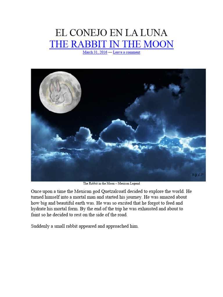 El Conejo en La Luna | PDF