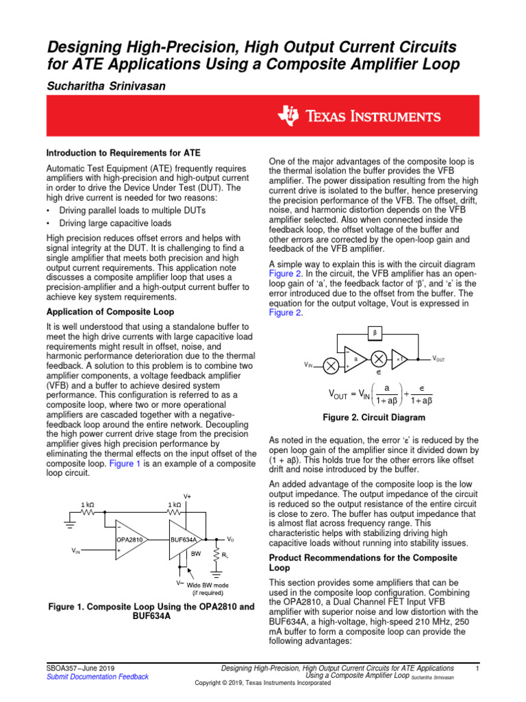 Designing High-Precision, High Output Current Circuits For ATE ...