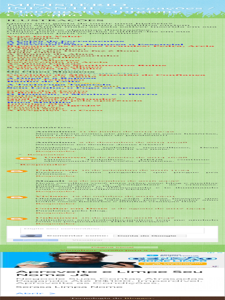 Ministério Infantil Pregações Mensagens Jorgiane Carvalho
