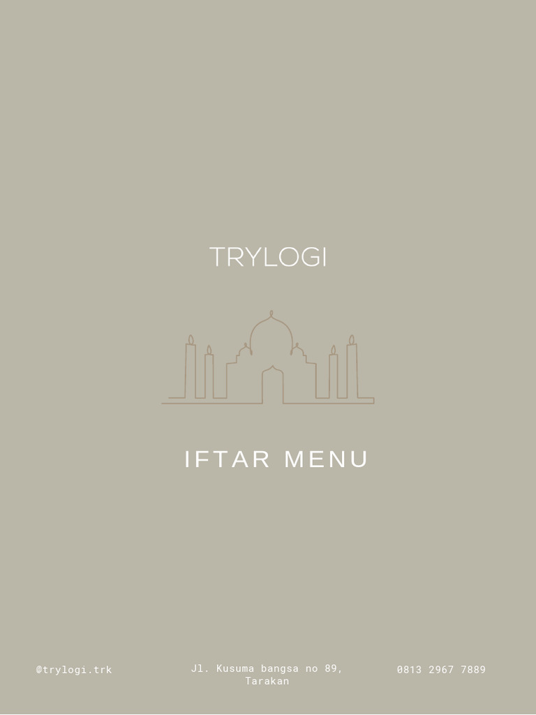 TLG Iftar Menu 1 | PDF