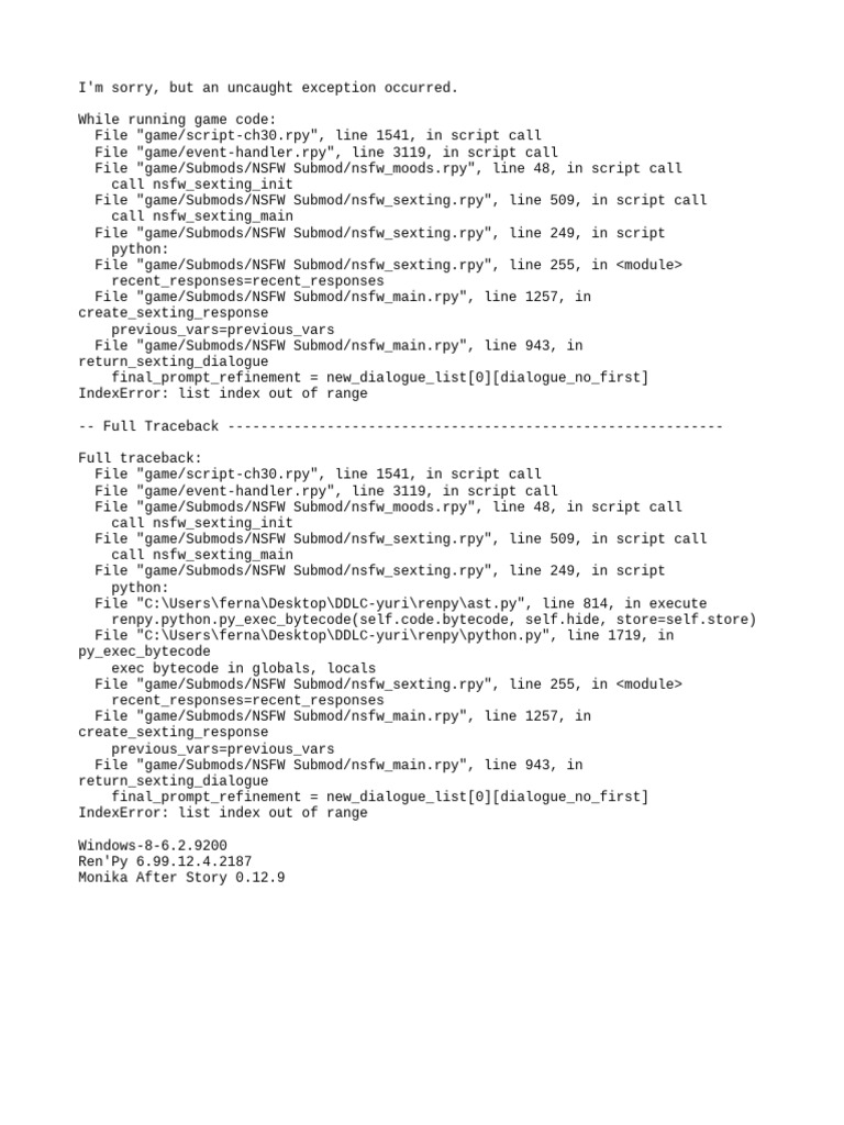 Traceback | PDF | Computers