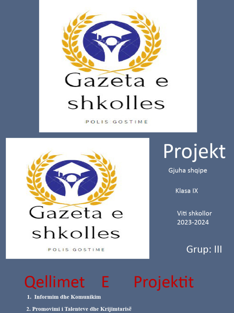 Gjuha Shqipe 11 Projekt | PDF