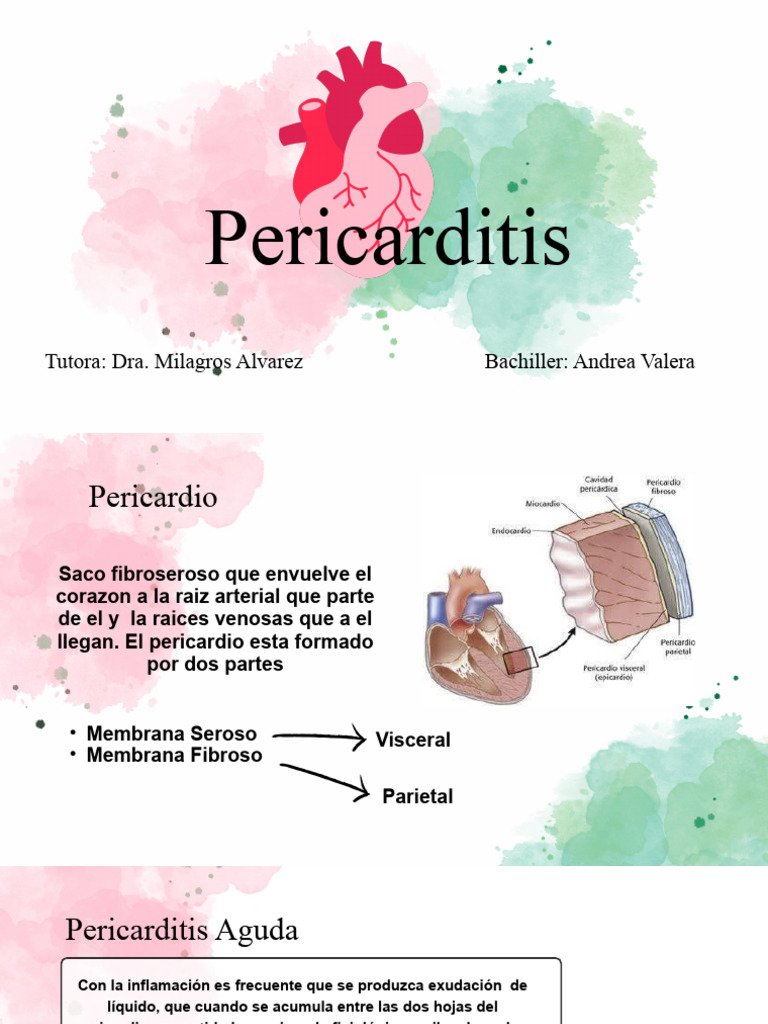 Pericarditis | PDF | Medicina CLINICA | Causas de la muerte