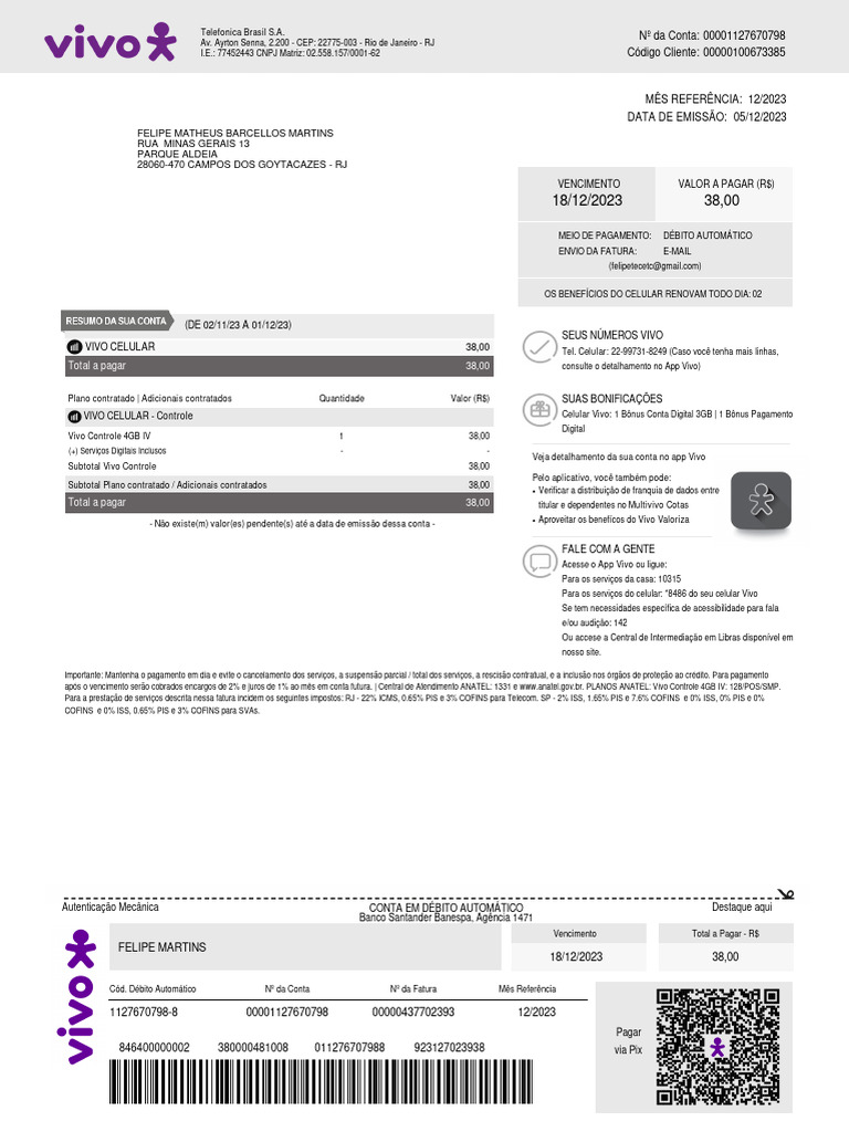 Comprovante de Resid | PDF | Aplicativo para celular