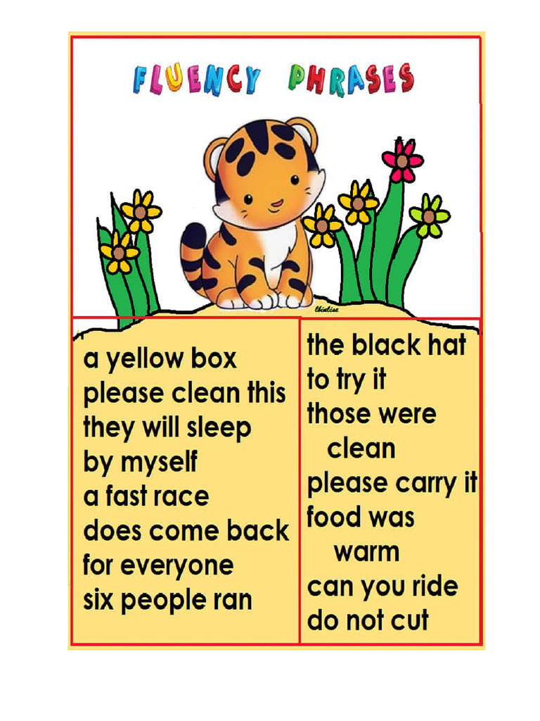 Fluency Phrases PT 3 | PDF