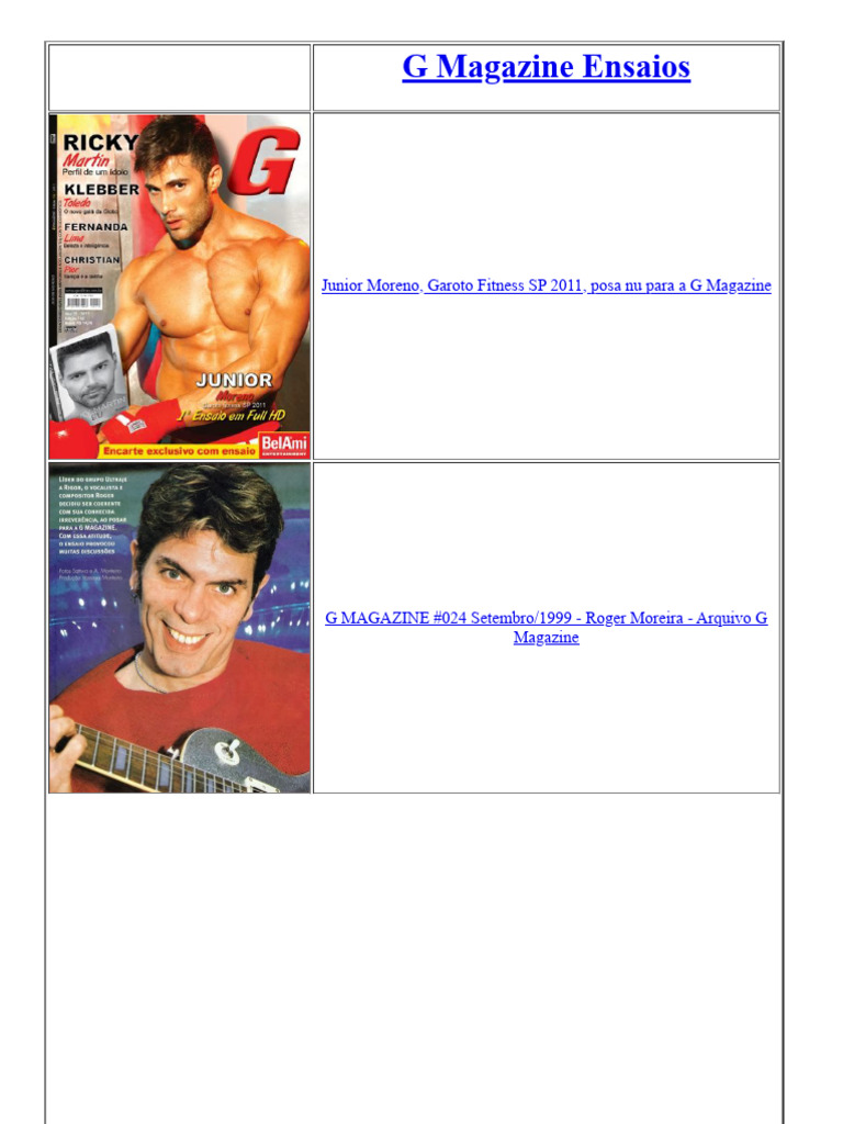 G Magazine Ensaios | PDF | Brasil
