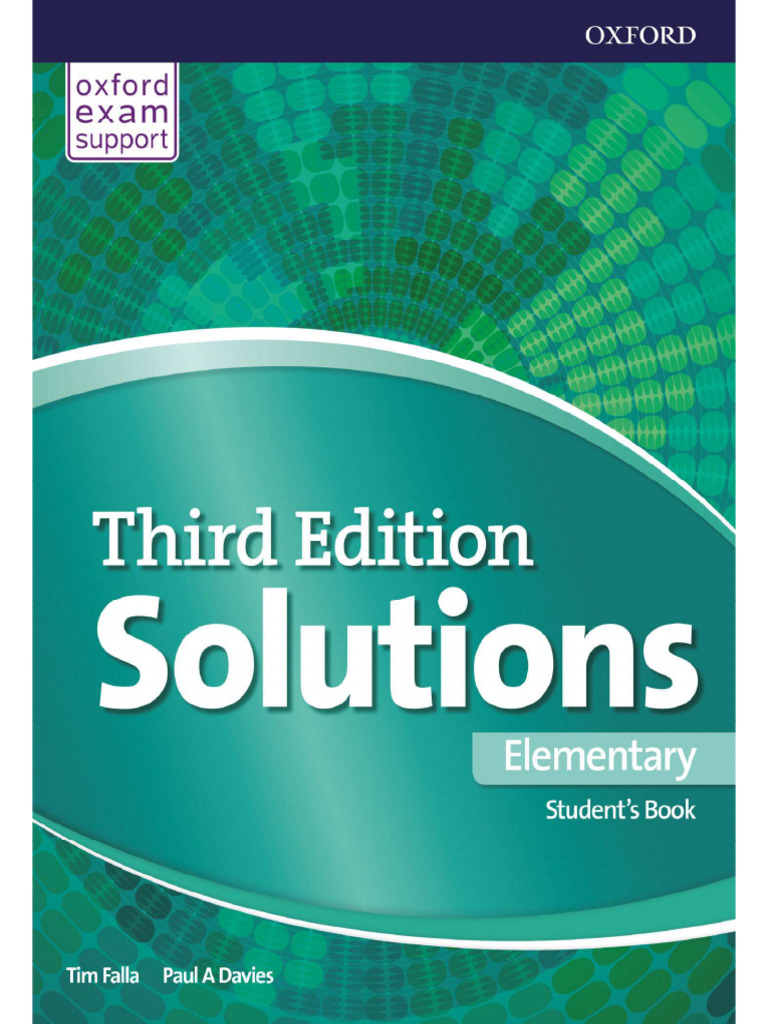 Solutions Elementary 3º Ed SB | PDF