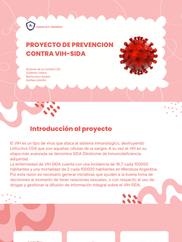 Proyecto Salud Publica | PDF | VIH / SIDA | VIH