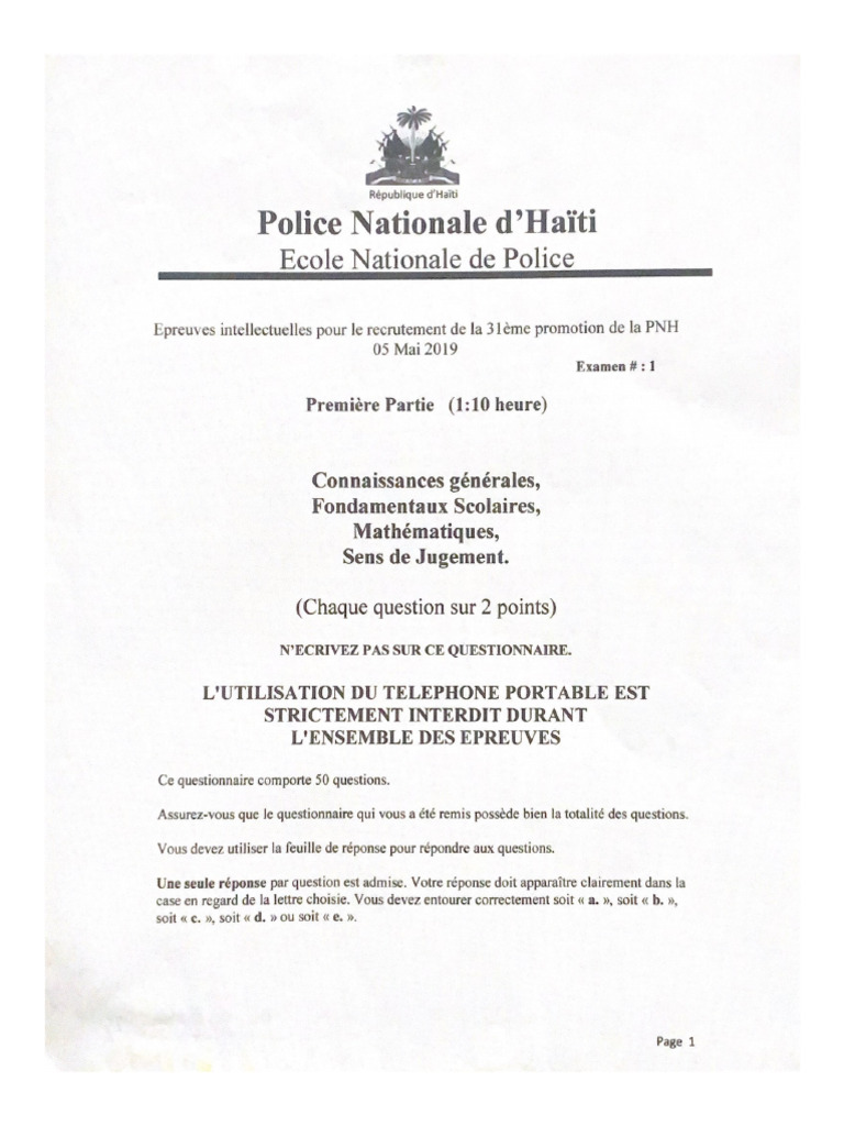 République d'Haiti | PDF