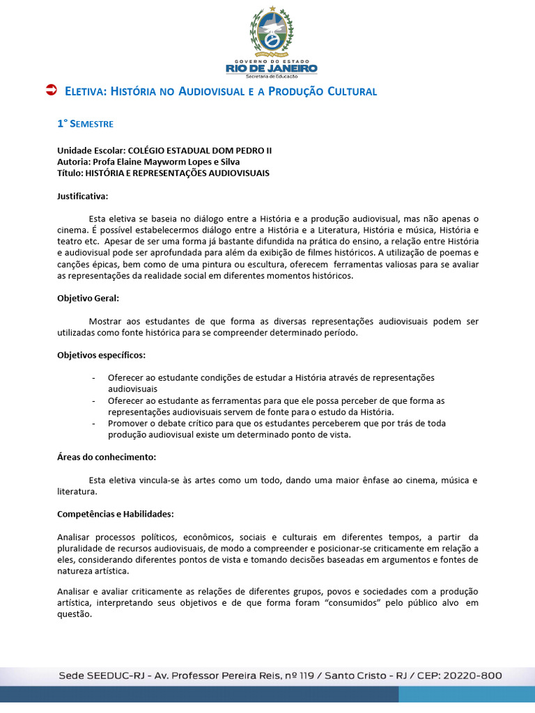 Catalogo Eletivas 2022 479 484 | PDF | Sociologia | Economia