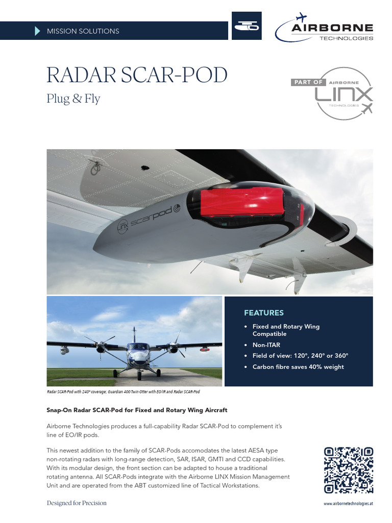 Data Sheet Radar Pod | PDF | Radar | Radio Technology