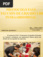 Protocolo FAST y líquido abdominal | PDF | Ultrasonido médico | Pelvis