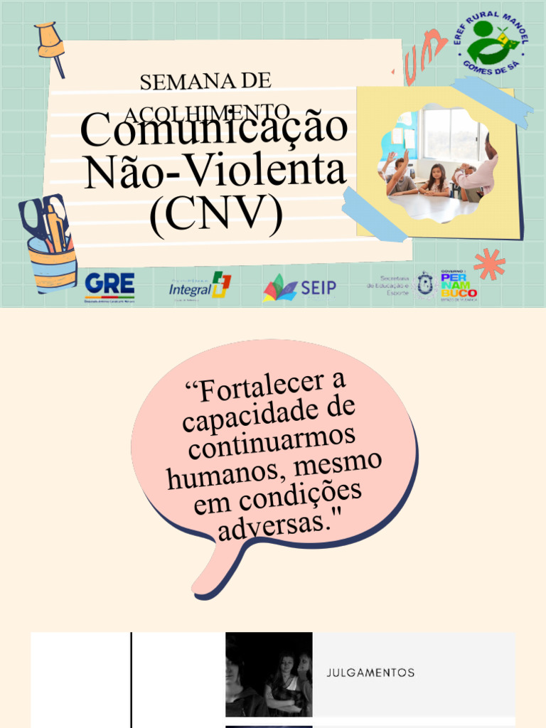 Comunicação Não Violenta Cnv Pdf