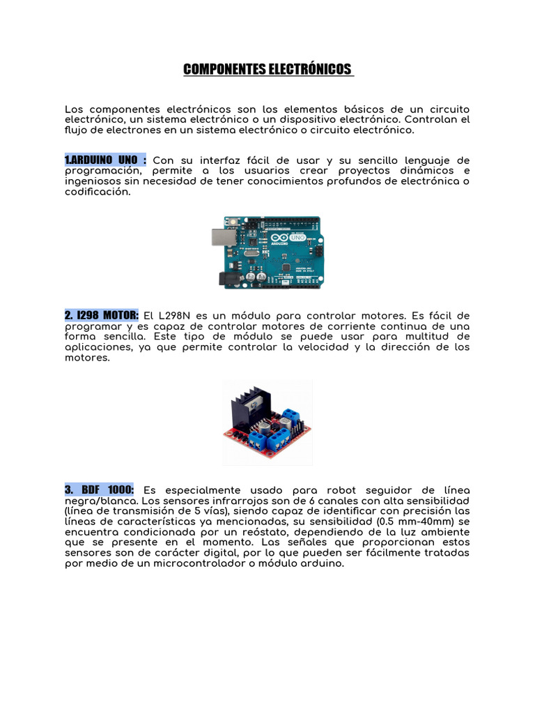 Componentes Electrónicos | PDF | Relé | Electrónica