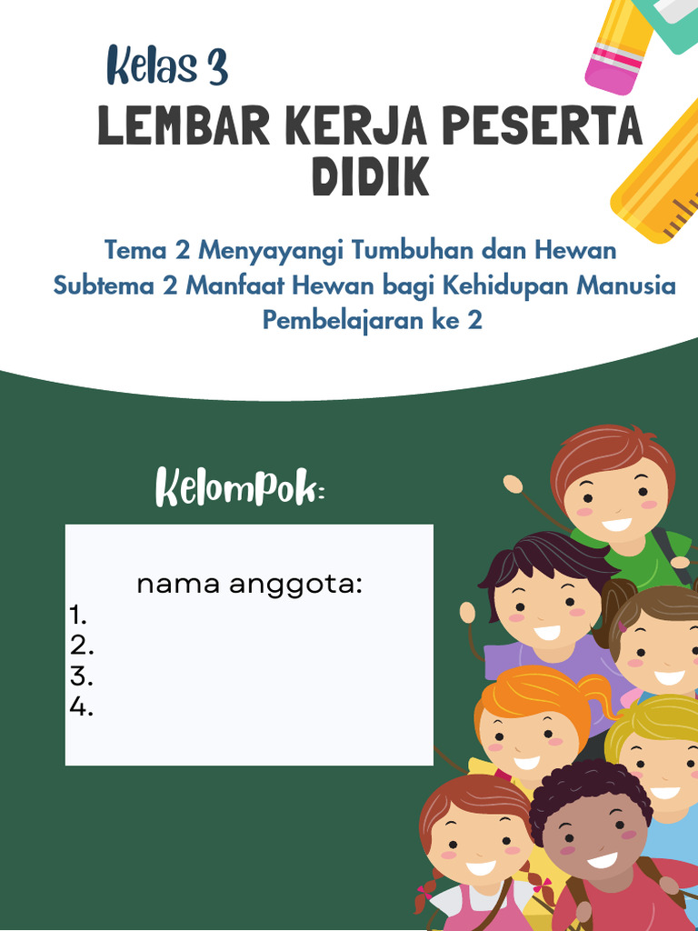 LKPD Kelas 3 Tema 2 Subtema 2 Pembelajaran Ke 2 | PDF