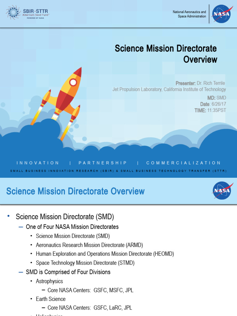 Day 2-5 - Presentation 4 - SMD Overview - Rich Terrile | PDF ...