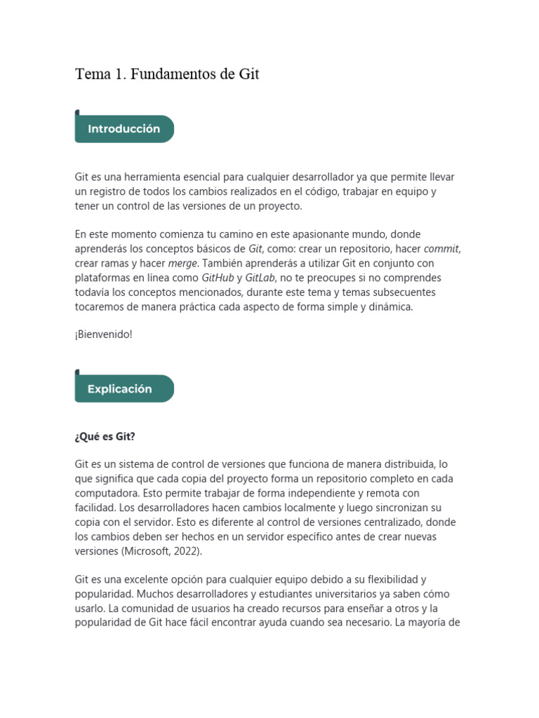 Fundamentos Git | PDF | Control de versiones | Microsoft Windows