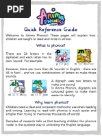 Jolly - Phonics - Actions - Sheet | PDF | Hand