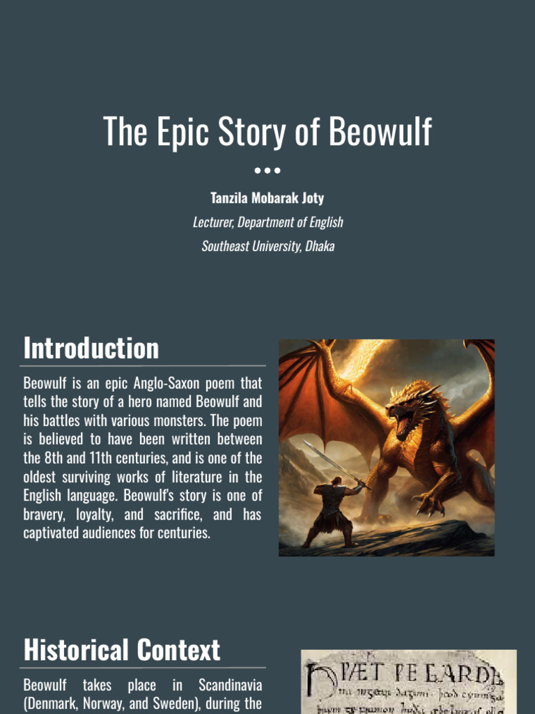 HEL - Anglo Saxon - Beowulf | PDF | Beowulf | English Heroic Legends