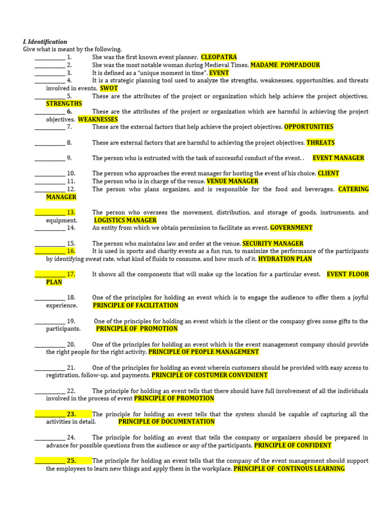 SWOT Analysis in Event Planning | PDF | Swot Analysis | Business