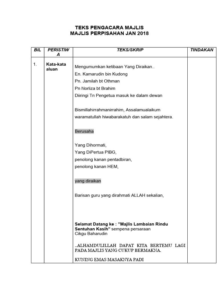 TEKS_PENGACARA_MAJLIS_MAJLIS_PERPISAHAN | PDF
