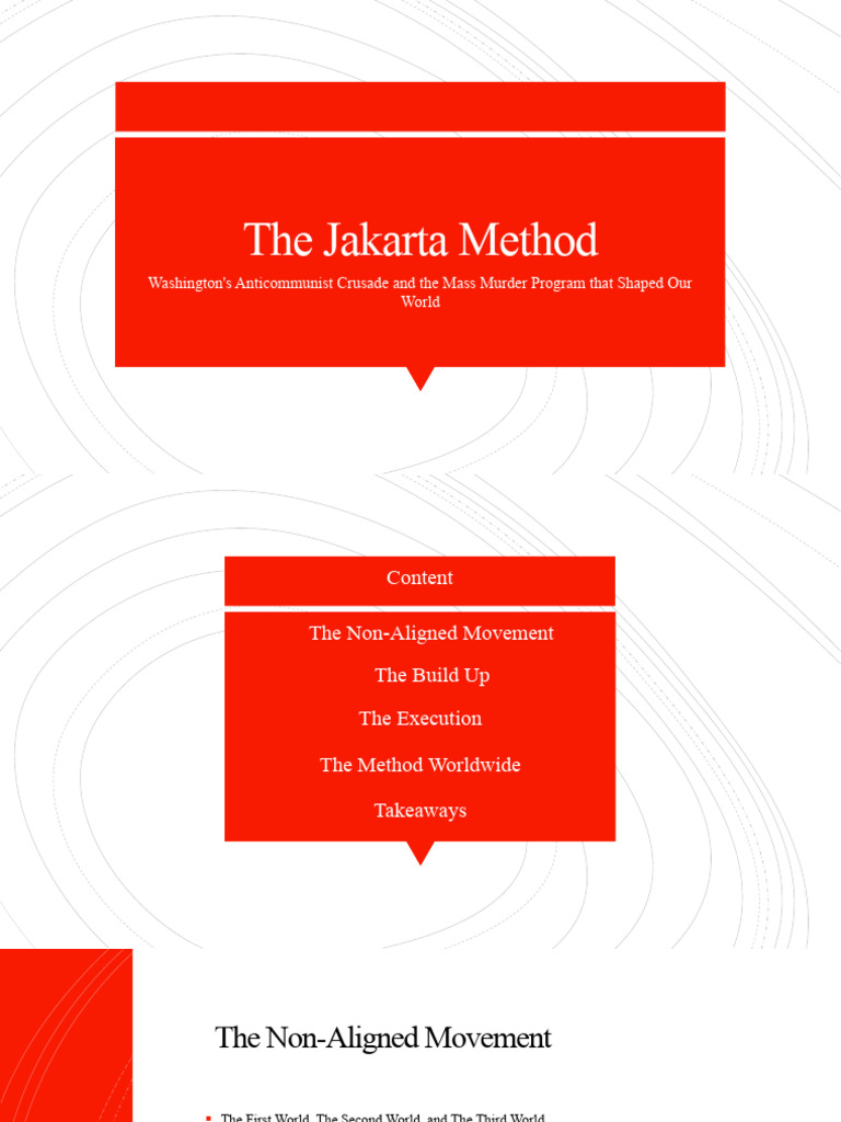 The Jakarta Method OSUSSL | Download Free PDF | Military | Government