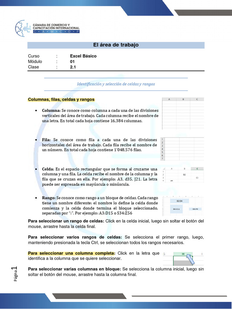 0102-El Area de Trabajo | PDF | Informática
