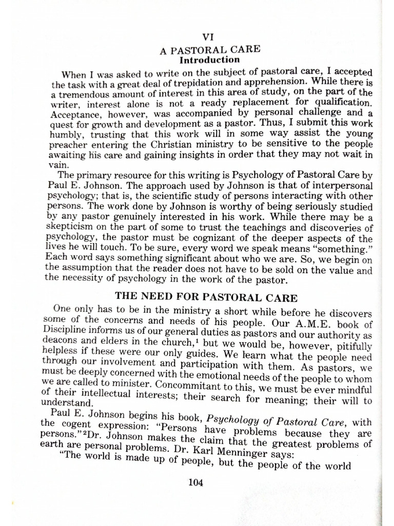 Pastoral Care and Counselling | PDF