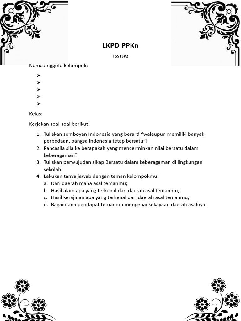 LKPD PPKN | PDF