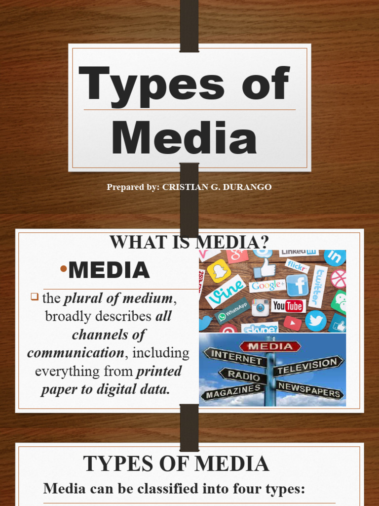Types of Media Explained | PDF