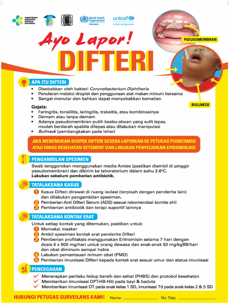 Poster Difteri | PDF