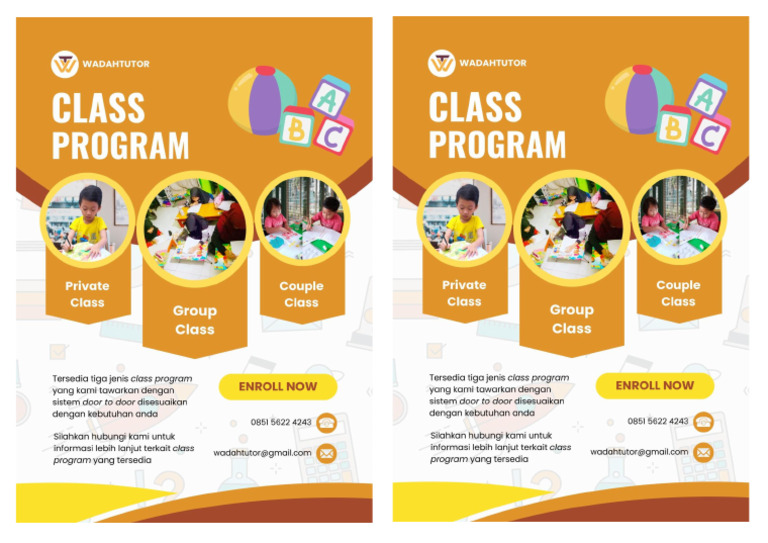 Contoh Flyer Bimbel 2 | PDF