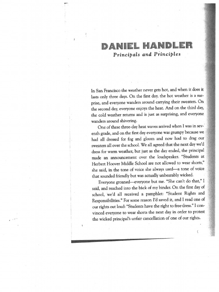 Principals and Principles | PDF