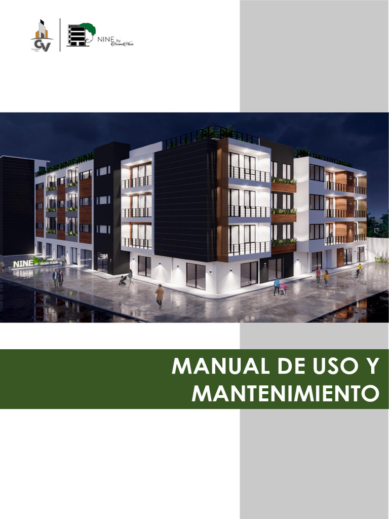Manual de Uso y Mantenimiento Nine by Dream Plaza | PDF | Condominio ...