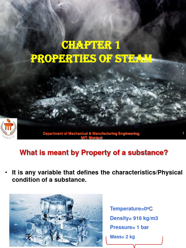 Properties and Applications of Steam | PDF | Steam | Physical Sciences