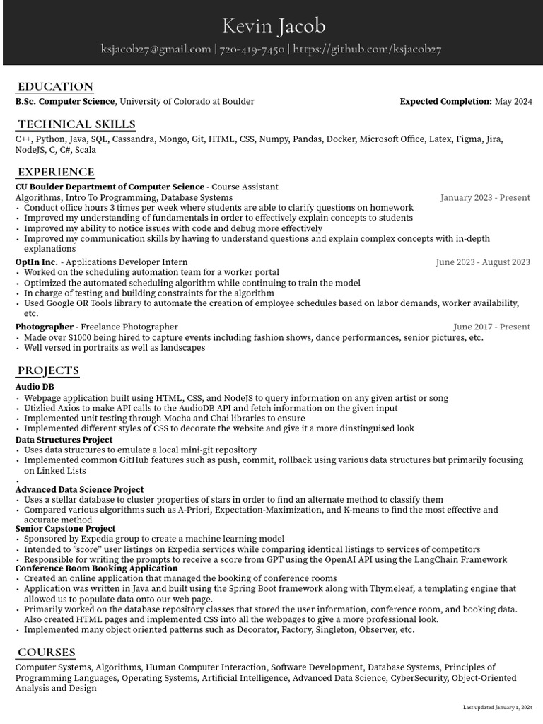 Resume CV 1 1 | Download Free PDF | Databases | Data Resume CV 1 1 | Download Free PDF | Databases | Data